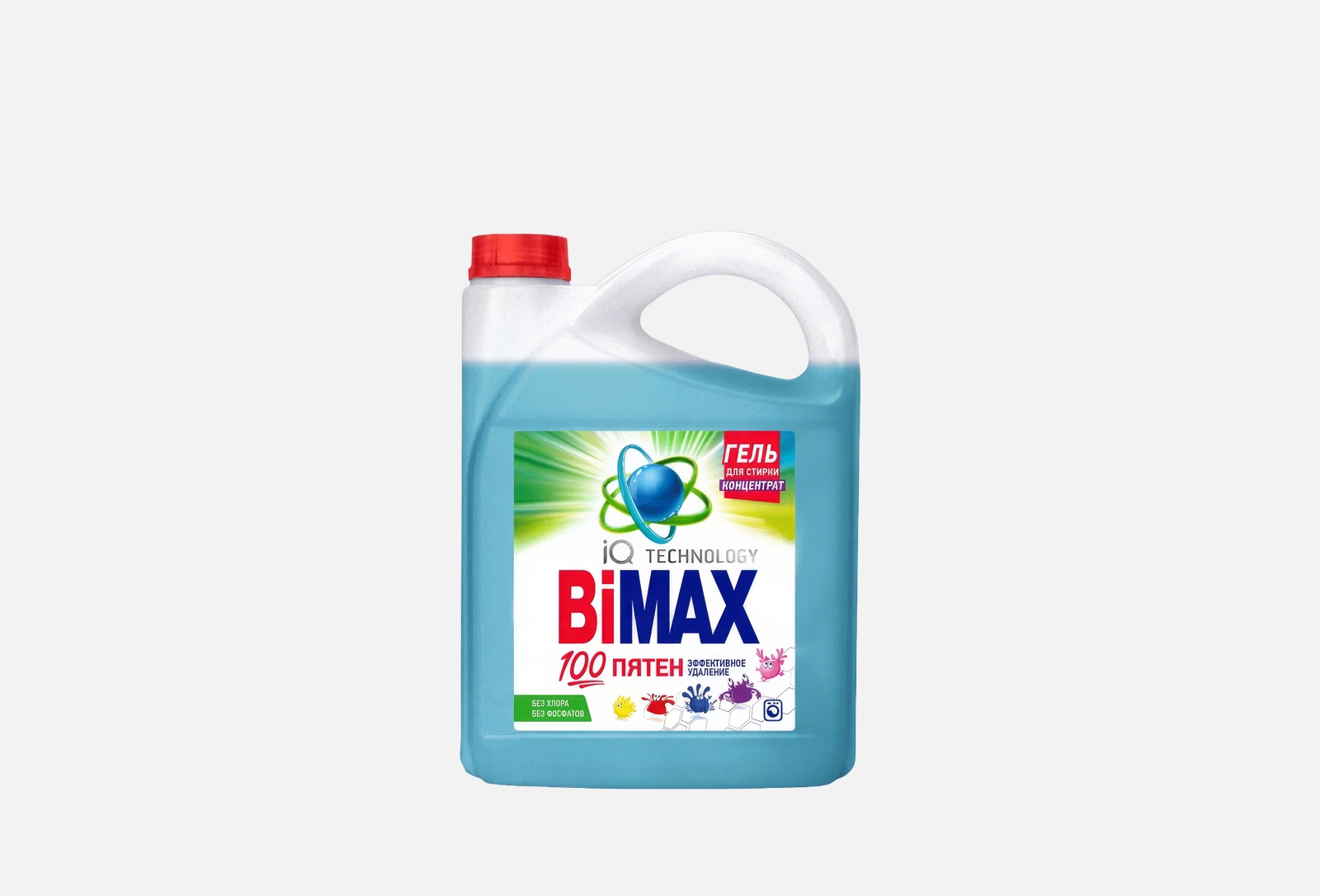 Bimax Гель для стирки 100 пятен 4800 мл — купить, цена в Москве