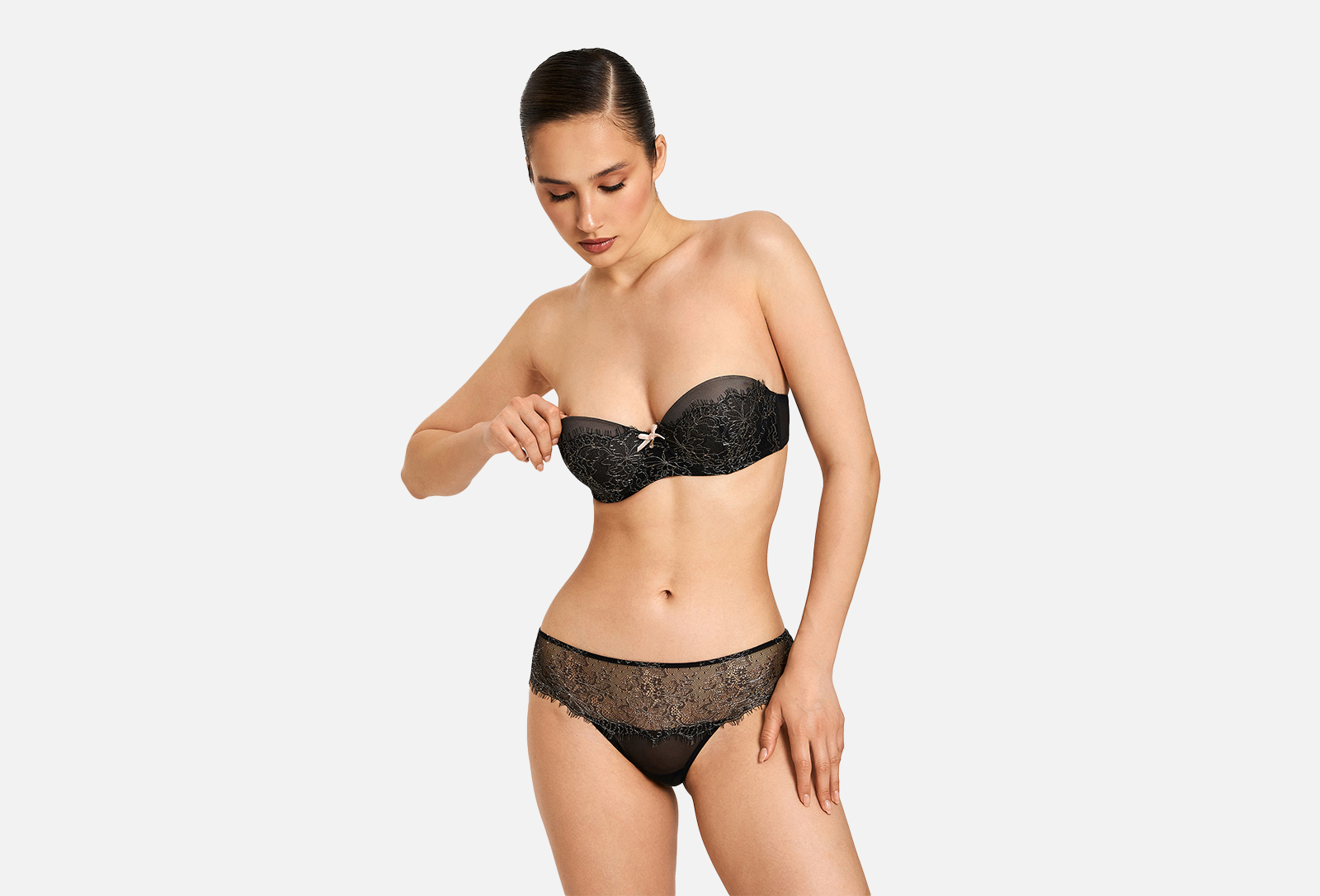 Infinity Lingerie Бюстгальтер Lovitta черный Черный 70A — купить в Москве