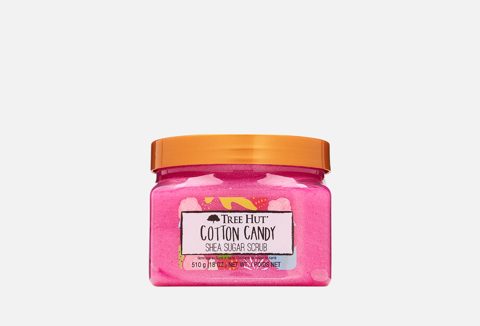 Tree Hut Сахарный скраб для тела Cotton Candy 510 г — купить, цена в Москве