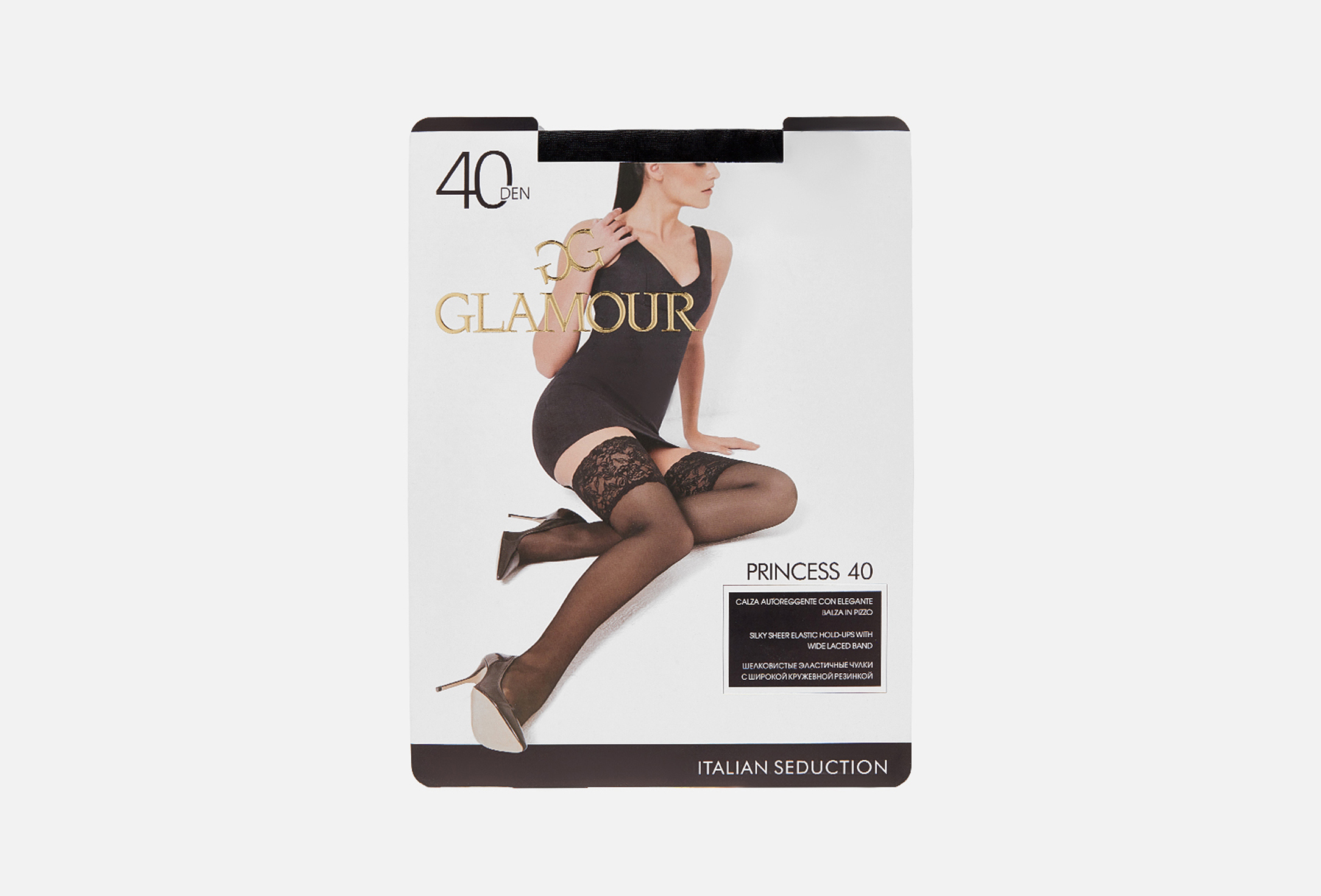 Glamour Чулки Princess 40 den nero Nero 3 — купить, цена в Москве