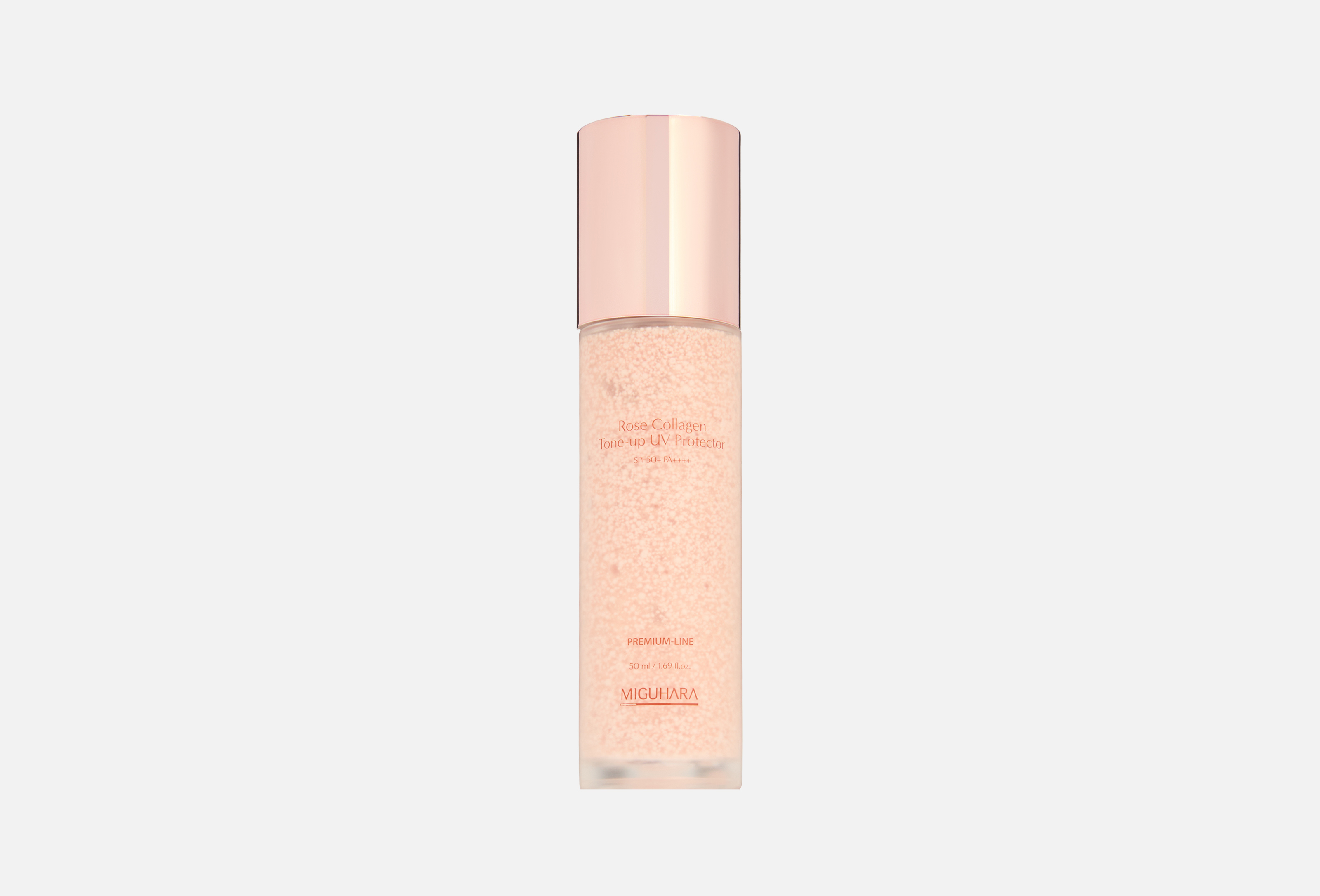 MIGUHARA Тонирующая солнцезащитная эссенция для лица SPF 50+ Rose ...