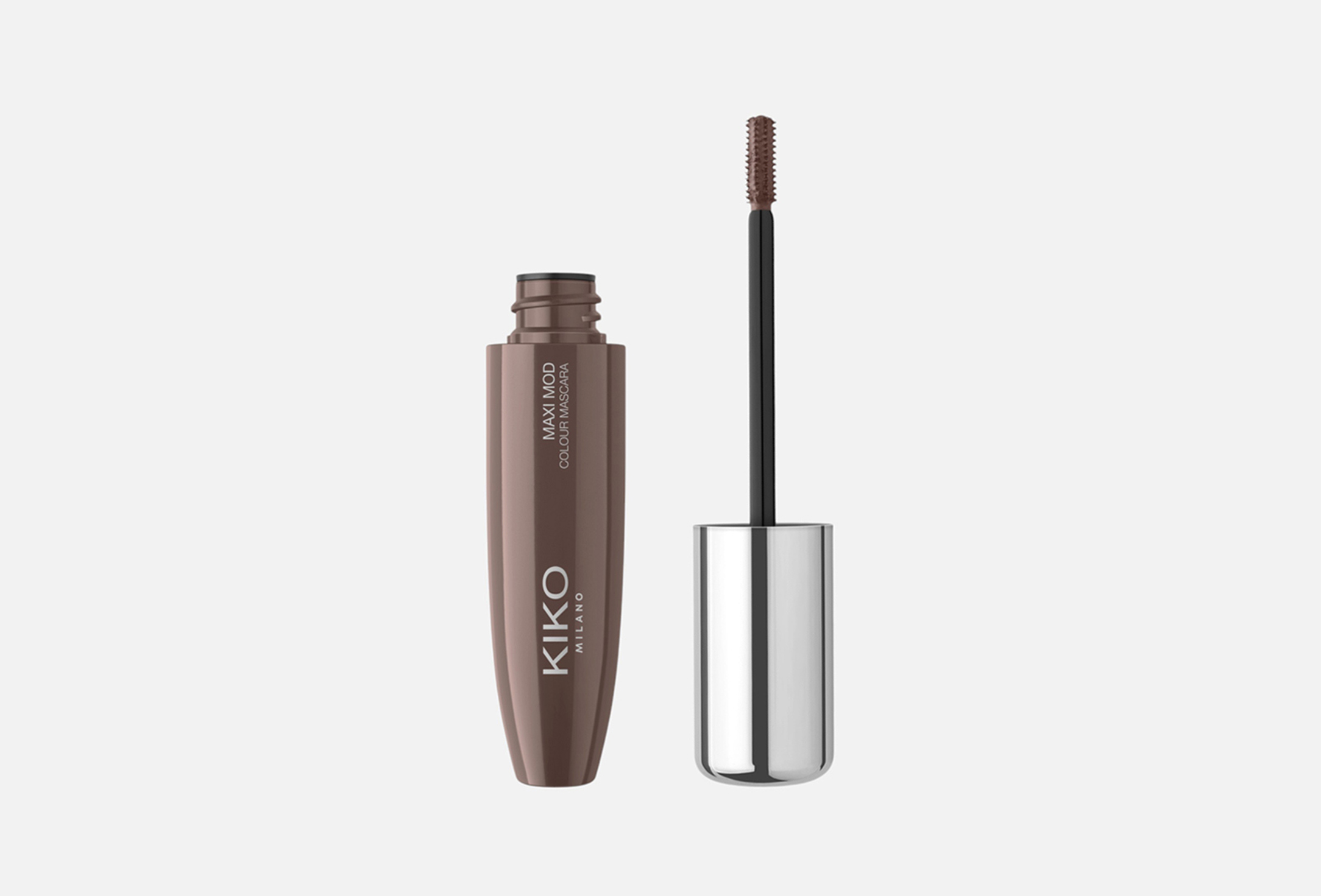 KIKO Milano Цветная тушь для ресниц Maxi mod colour mascara 02, Brown ...