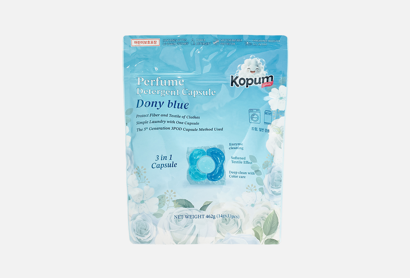 Kopum Капсулы для стирки Plus 3 in 1 Dony Blue 33 шт — купить в Алматы ...