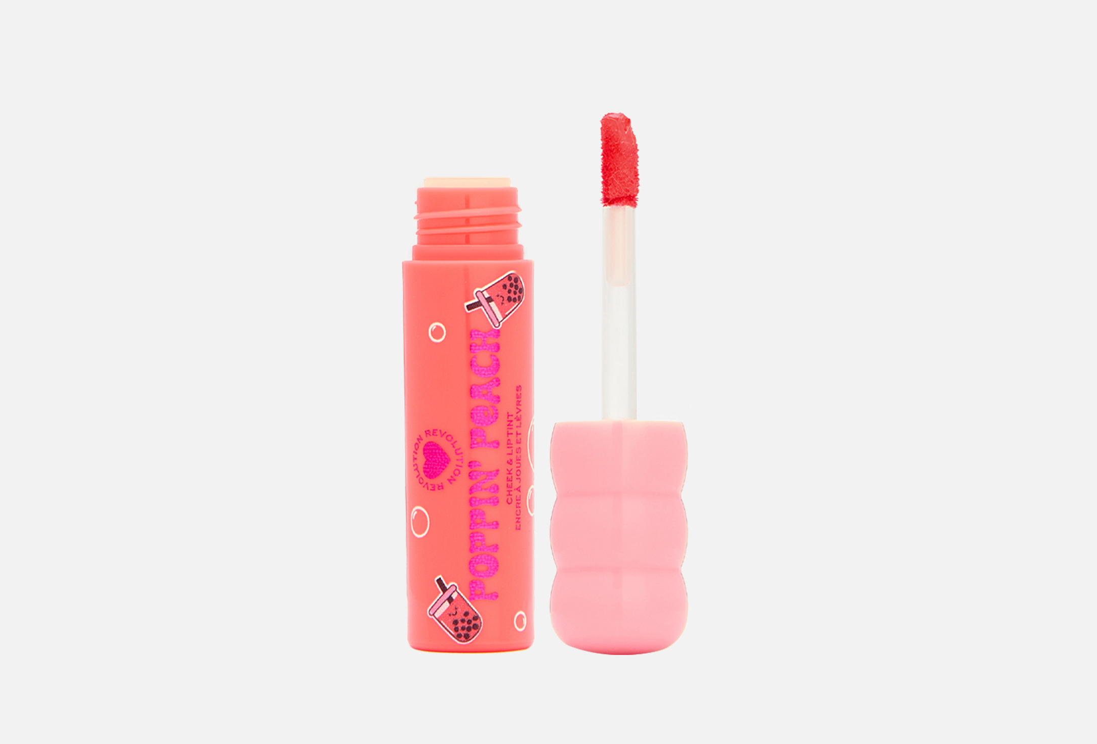 I Heart Revolution Тинт для губ и щек Cheek & Lip Tint Poppin' peach 1. ...