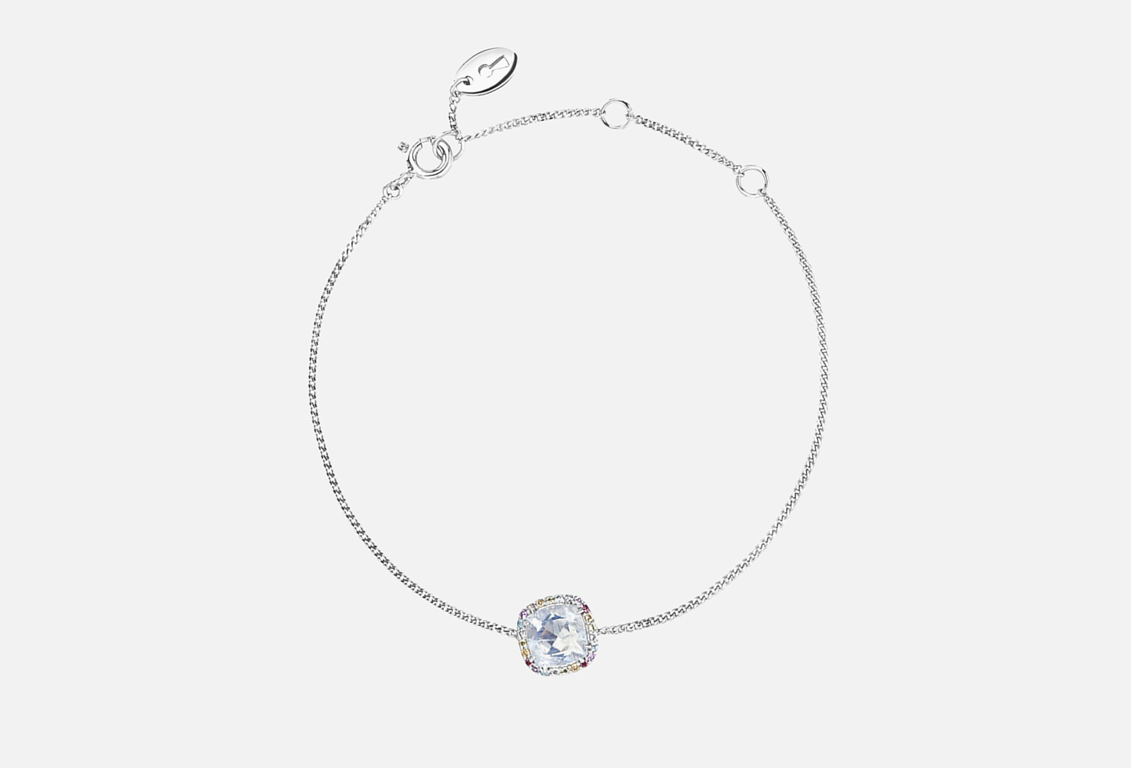 SECRETS jewelry Браслет серебряный с лунным камнем 1 шт — купить, цена ...