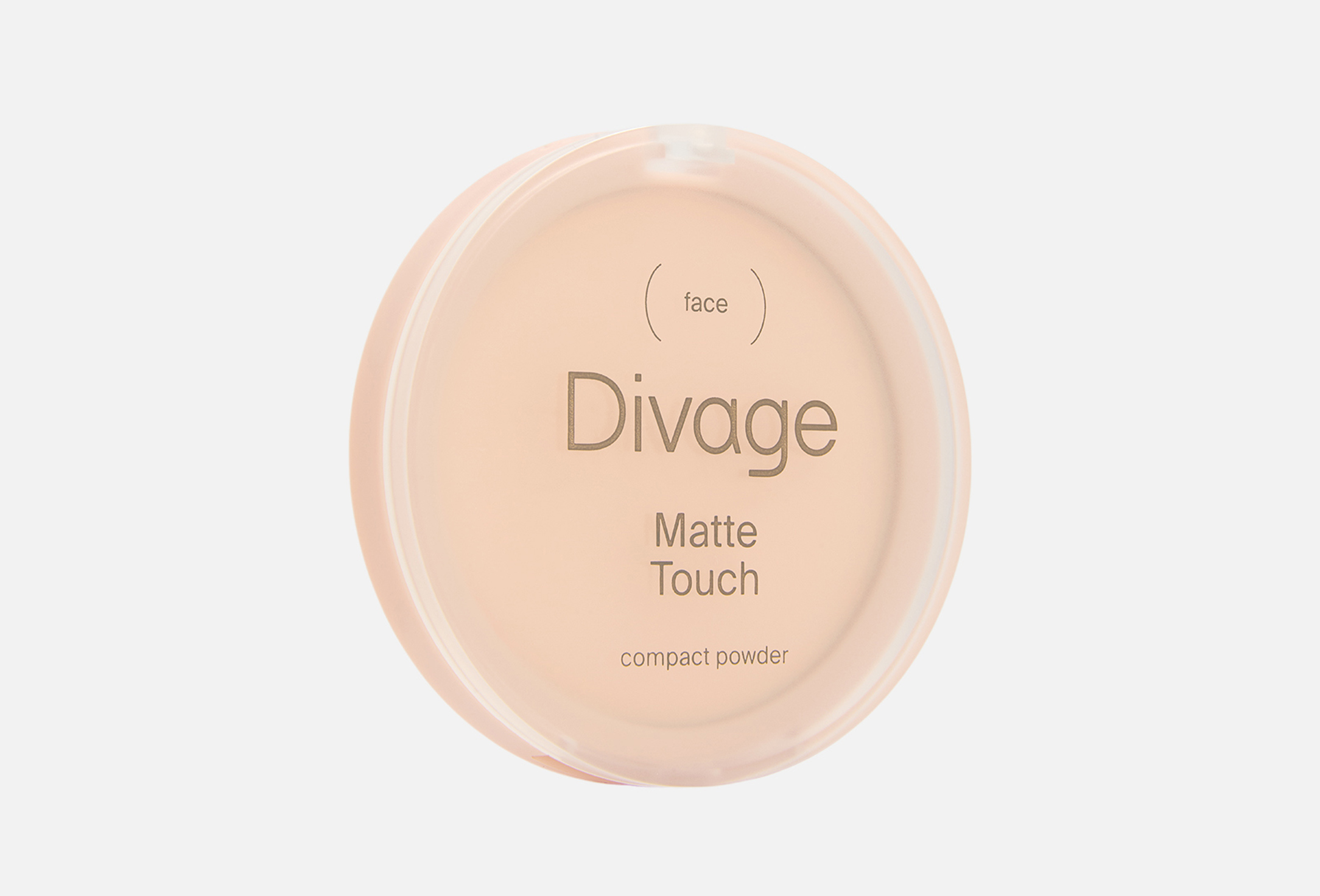 Divage Компактная пудра для лица Matte touch compact powder 01, Fair 10 ...