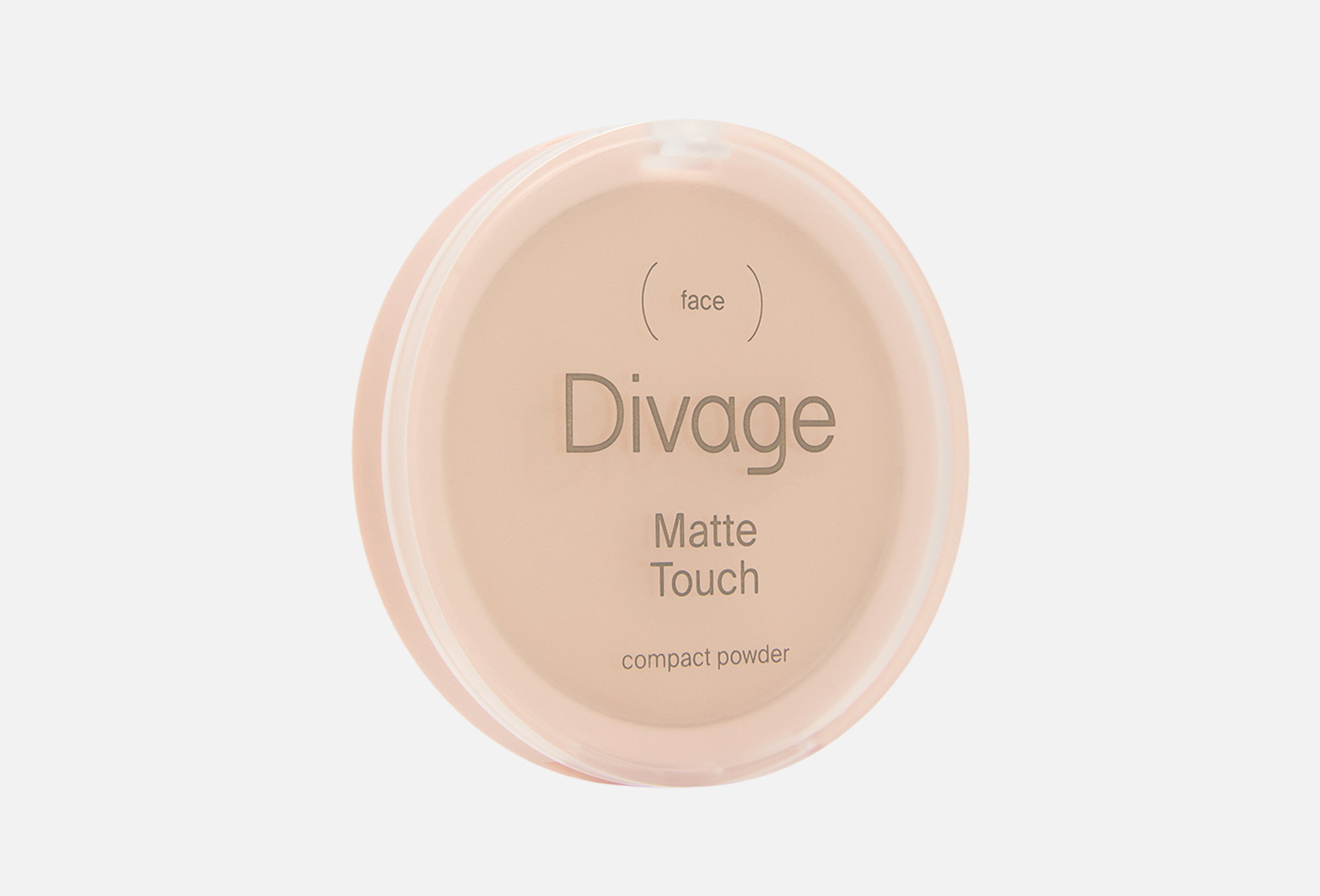 Divage Компактная пудра для лица Matte touch compact powder 04, Sand 10 ...