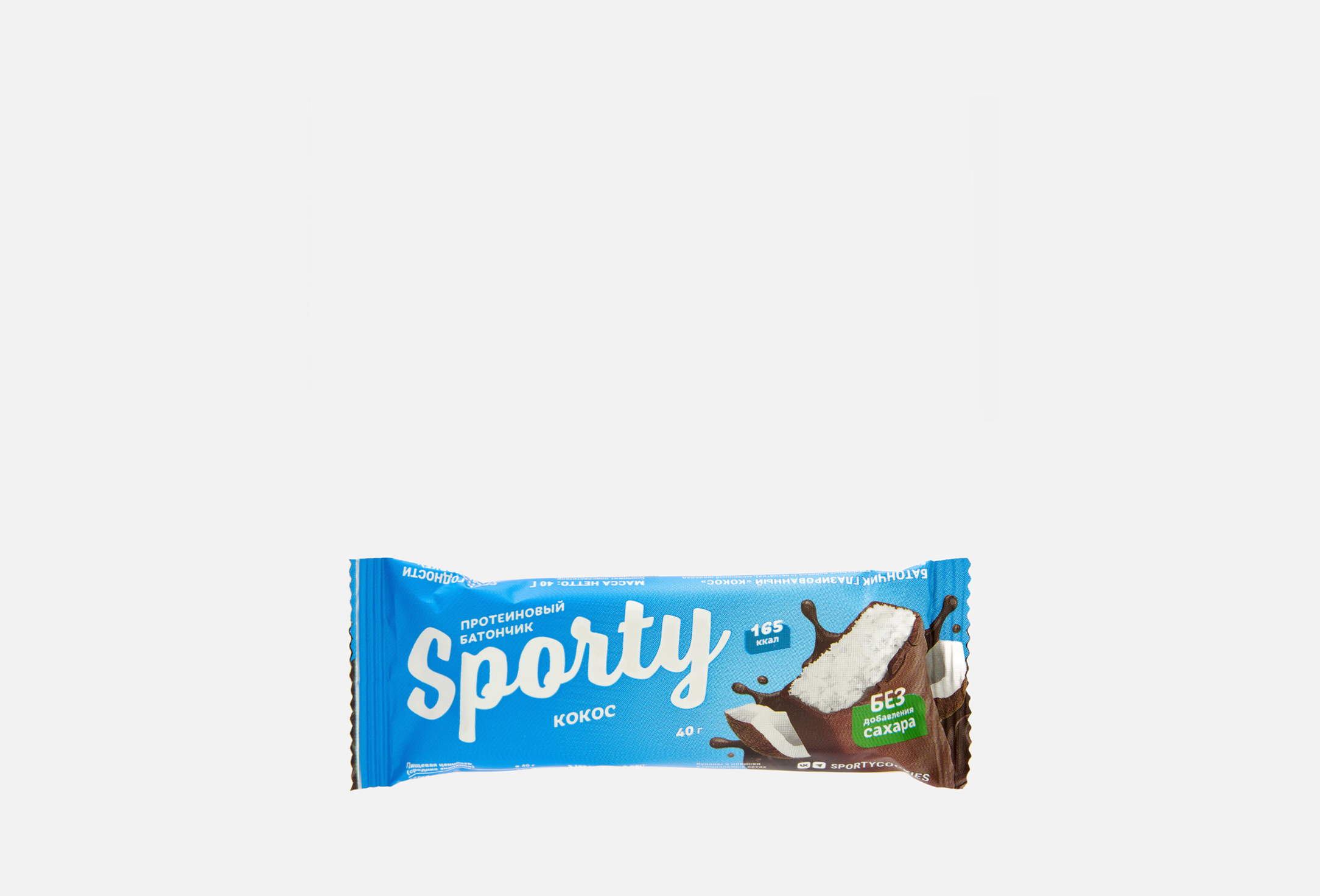 SPORTY Батончик Кокос 40 г — купить, цена в Москве