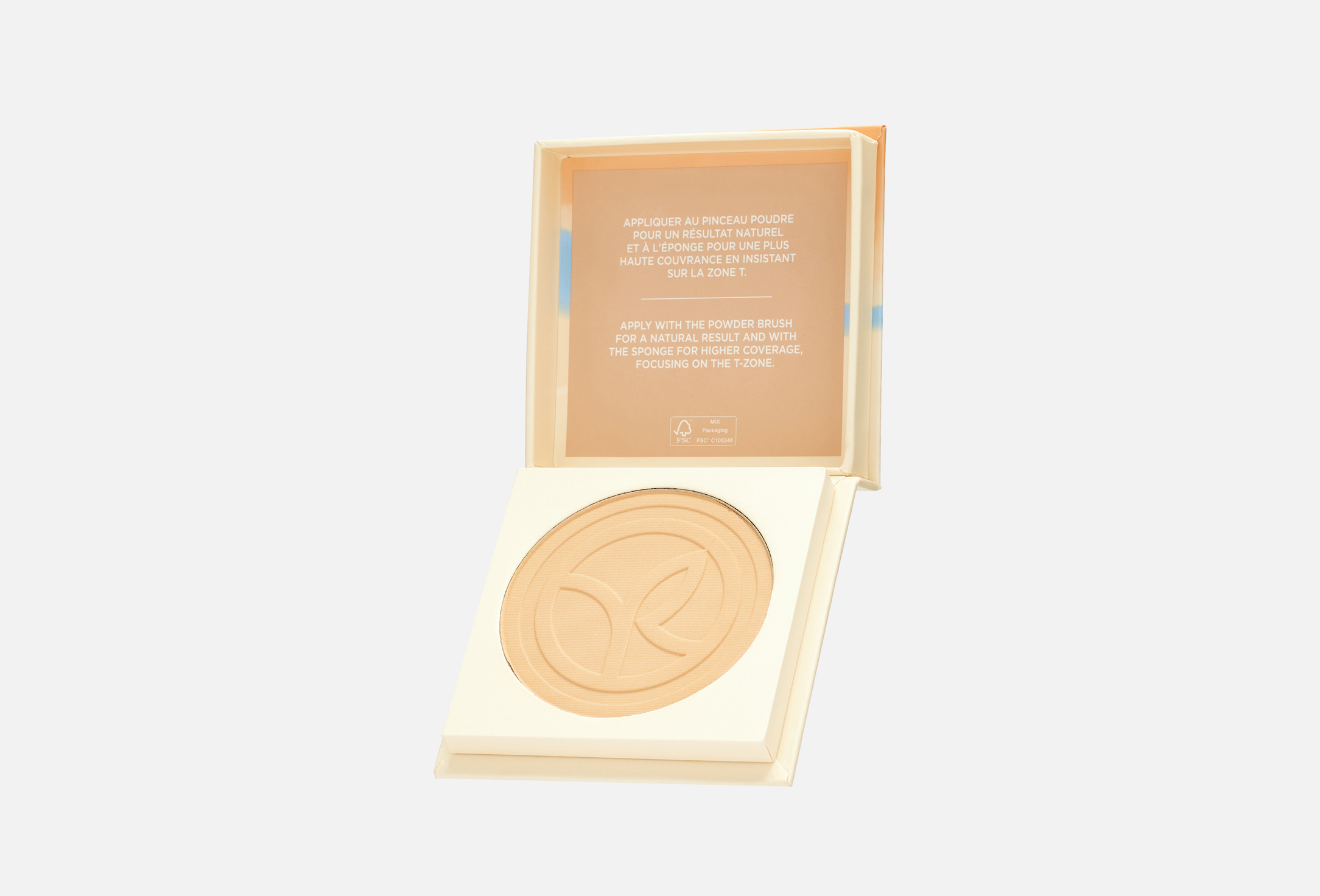 Yves Rocher Компактная пудра для лица Compact face powder 100, Бежевый ...