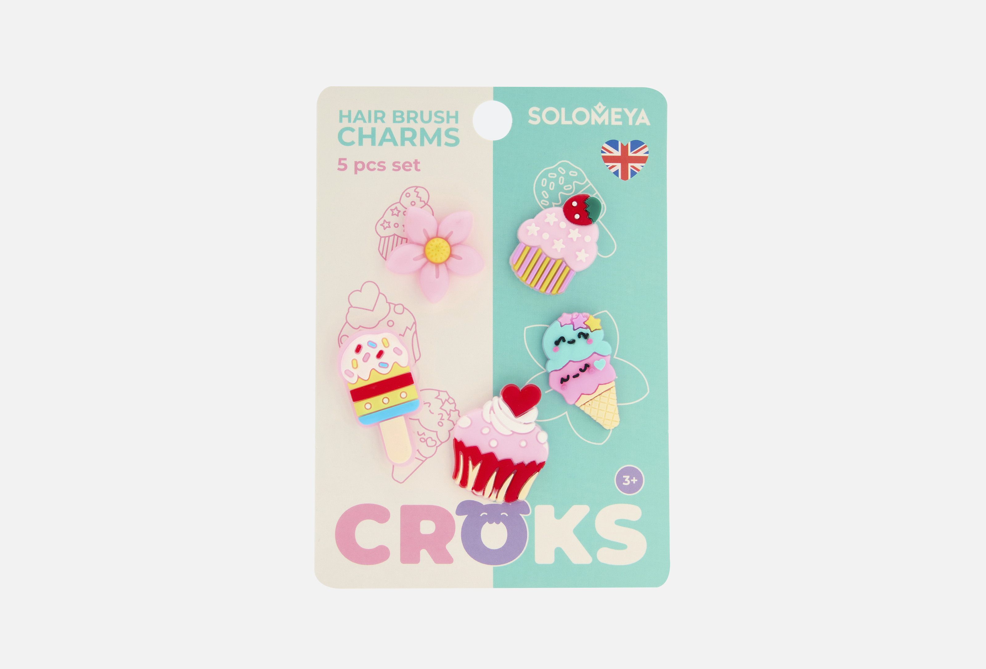 Solomeya Набор украшений для расчески Ice Cream 5 шт — купить в Алматы ...