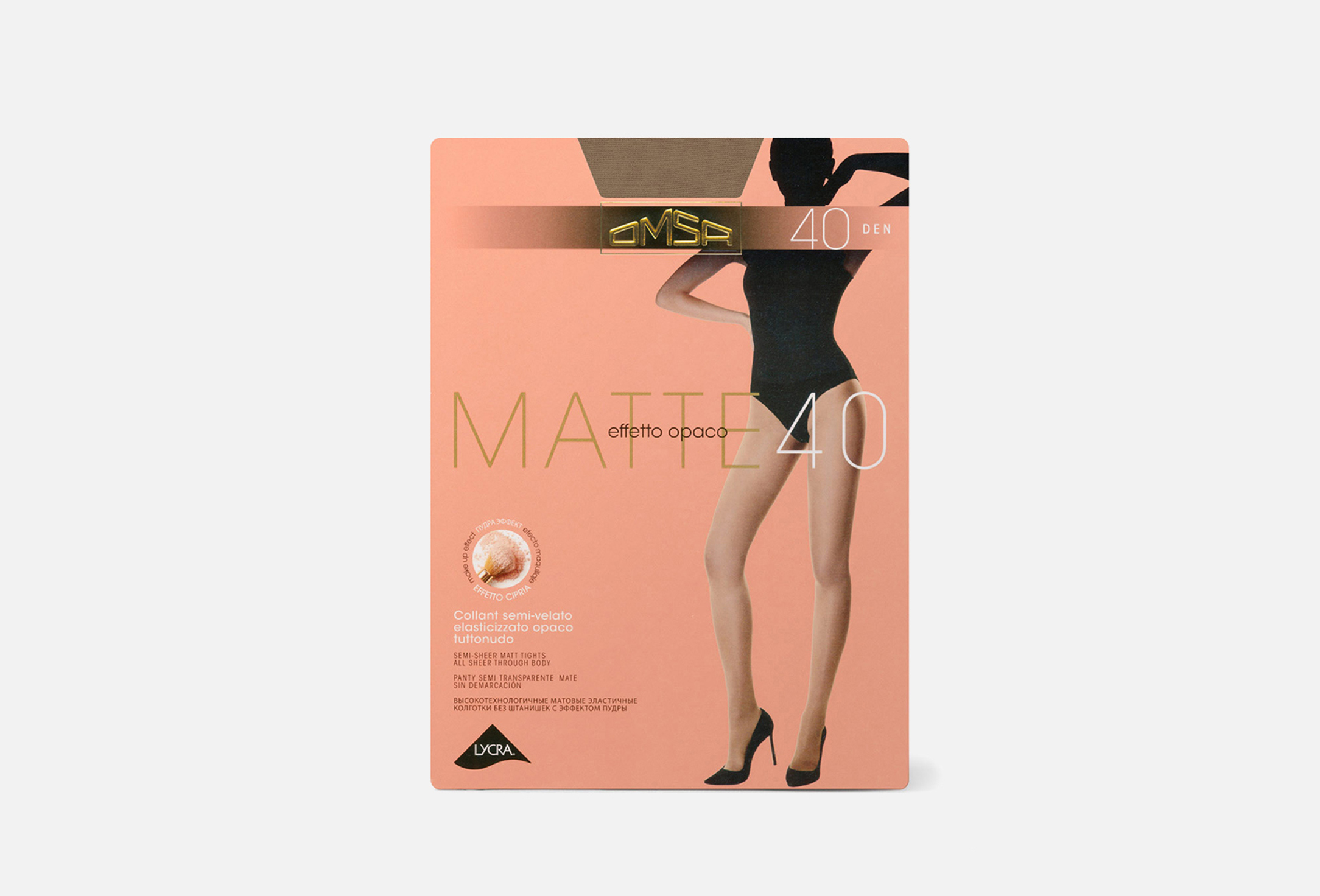 Omsa Колготки Matte Caramello, 40 den Карамель 4 — купить, цена в Москве