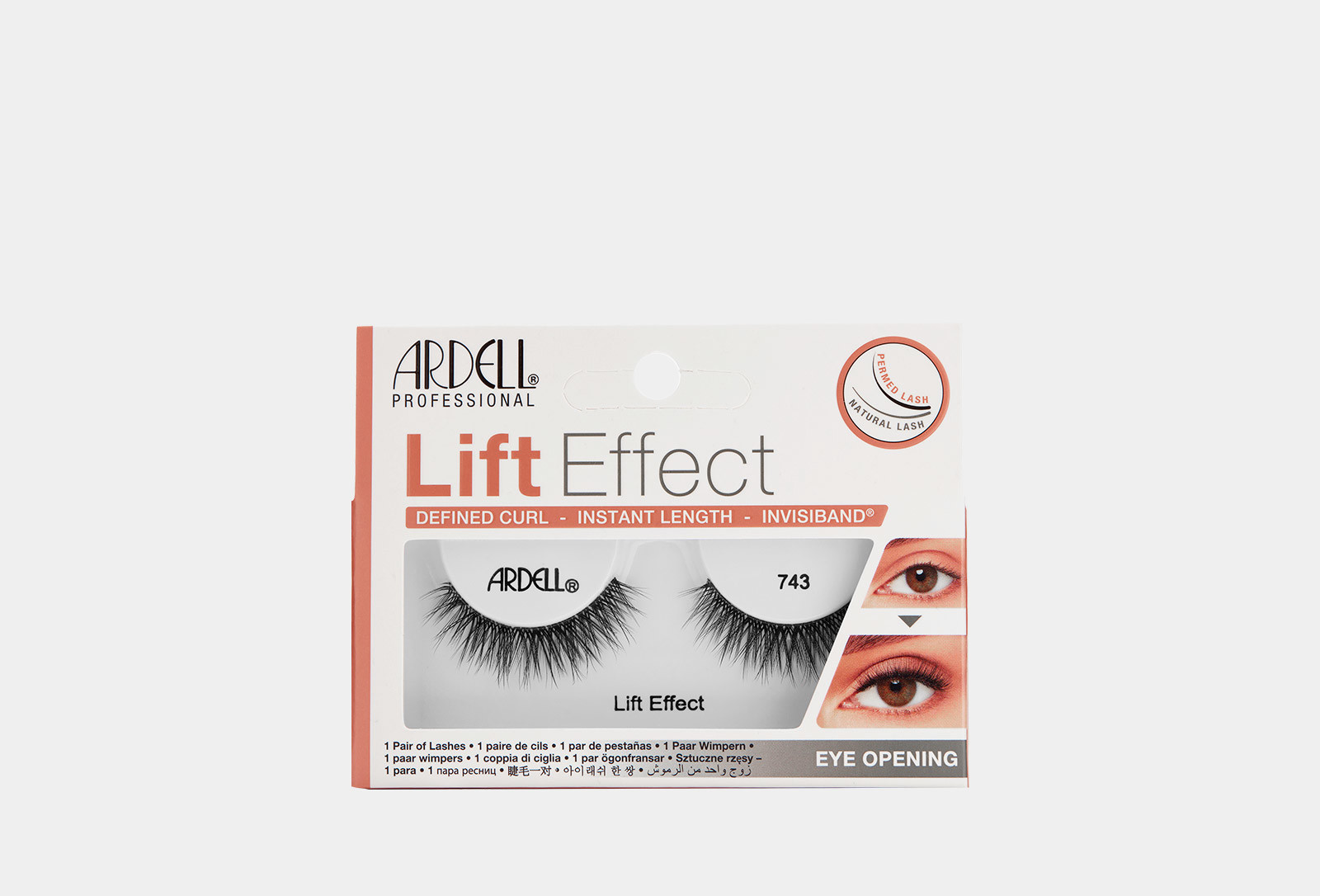 Ardell Накладные ресницы Lift Effect 743 1 пар — купить, цена в Москве
