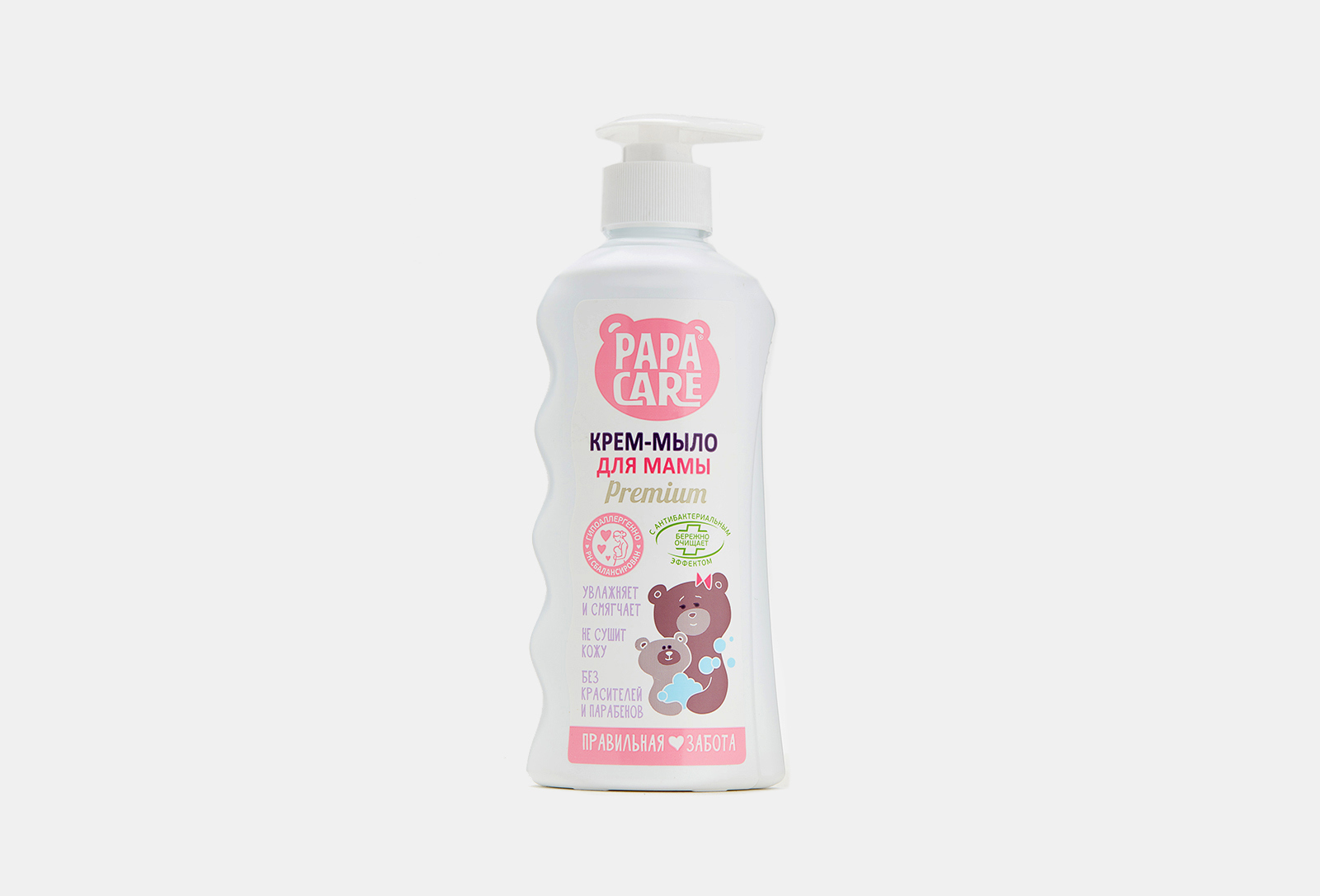 Papa Care крем-мыло для рук Softening cream-soap with antibacterial ...