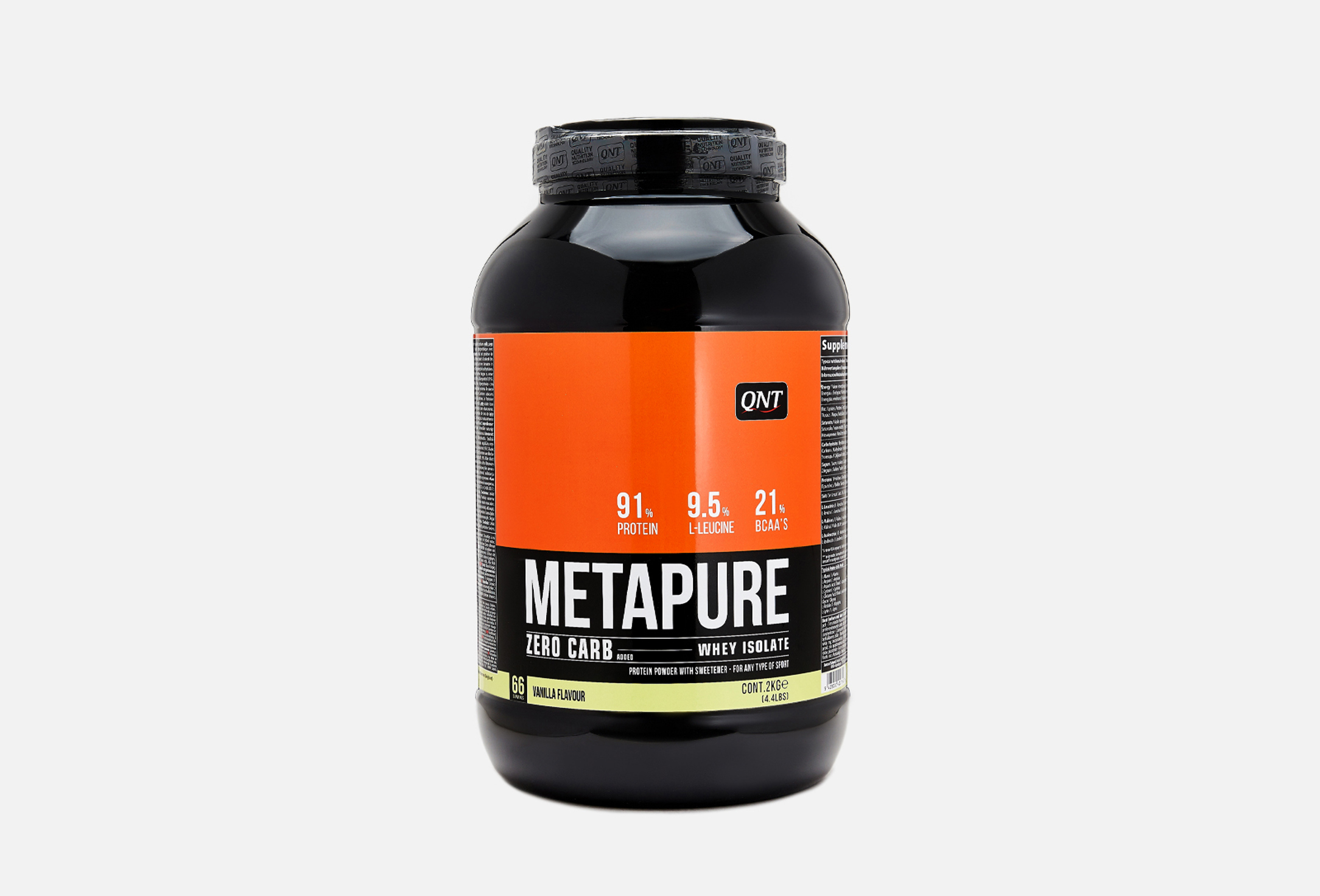 QNT Изолят протеина со вкусом ванили Metapure Zero Carb 2000 г — купить ...