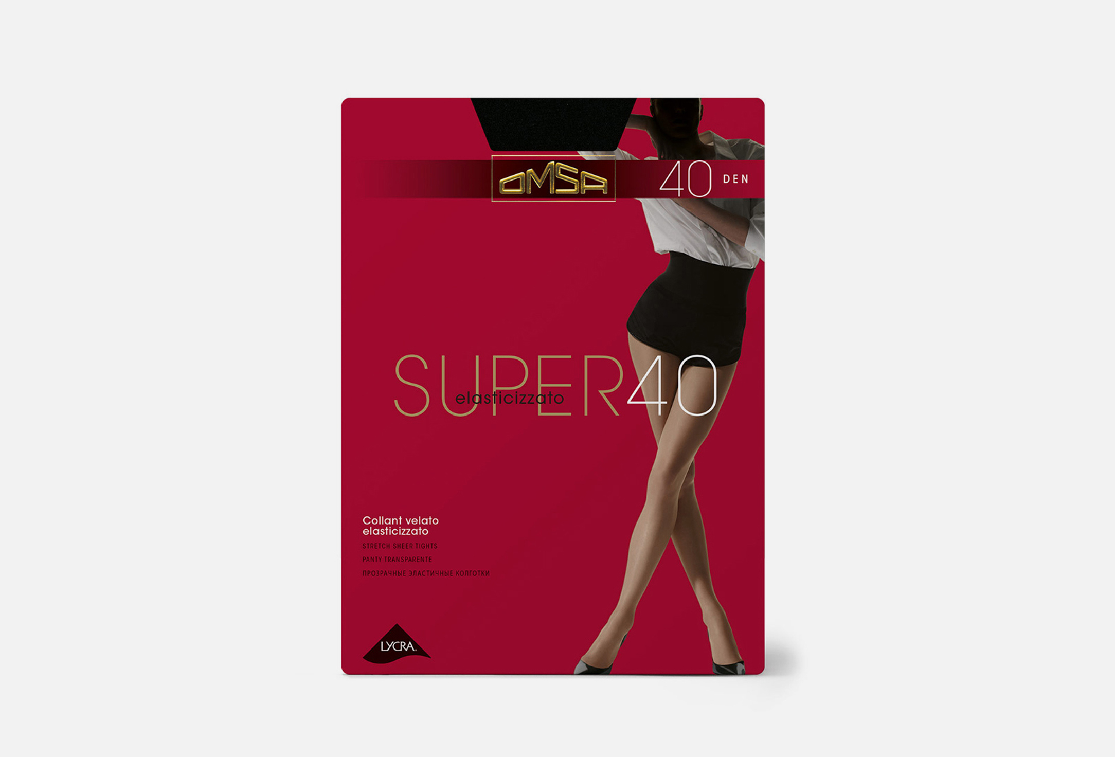 Omsa Колготки Super Nero, 40 den Nero 4 — купить, цена в Москве