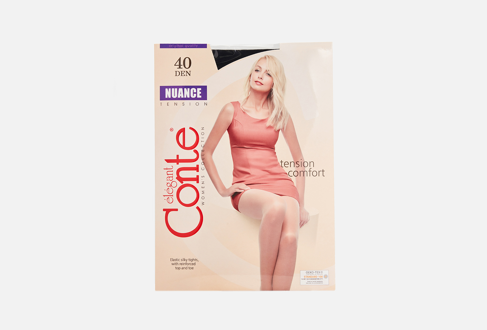 CONTE ELEGANT колготки 40 den NUANCE nero черные Nero 3 — купить, цена ...
