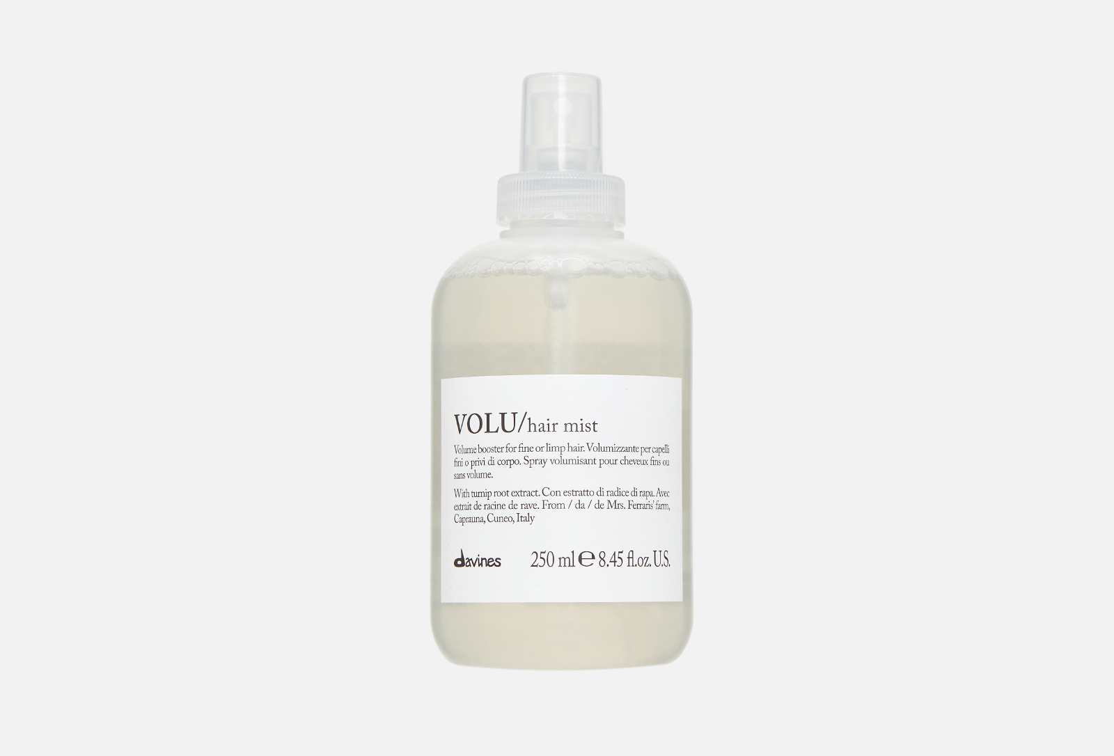 Davines Несмываемый спрей для придания объема волосам VOLU hair mist ...