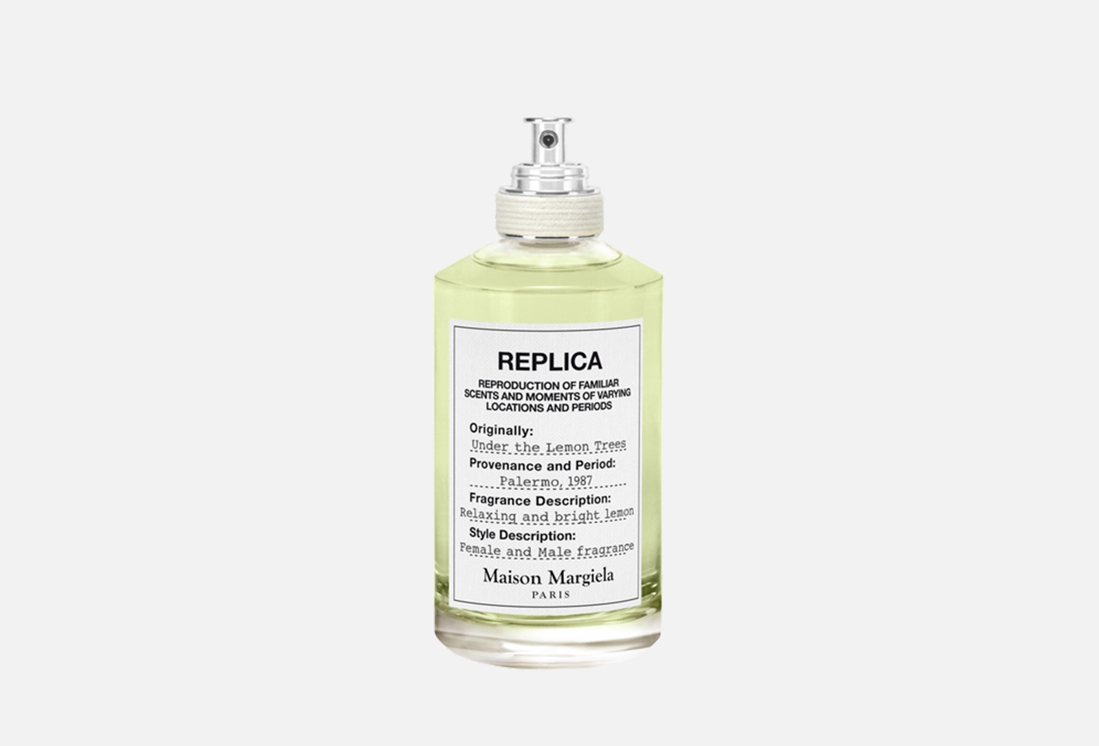 MAISON MARGIELA Туалетная вода REPLICA UNDER LEMON TREES 100 мл ...