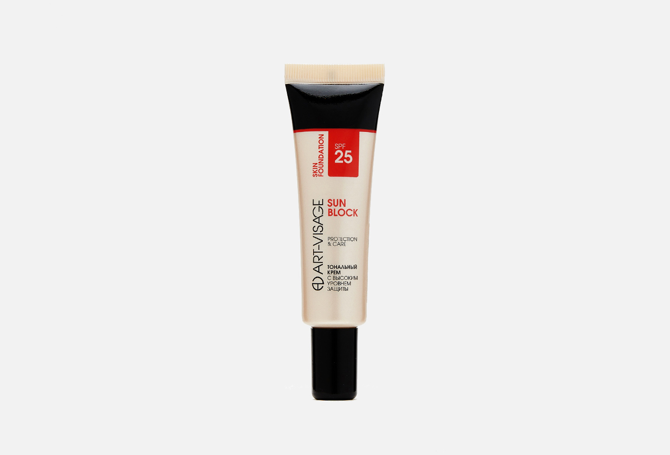 ART-VISAGE Тональный крем Sun Block SPF25 Абрикосовый 04 30 мл — купить ...