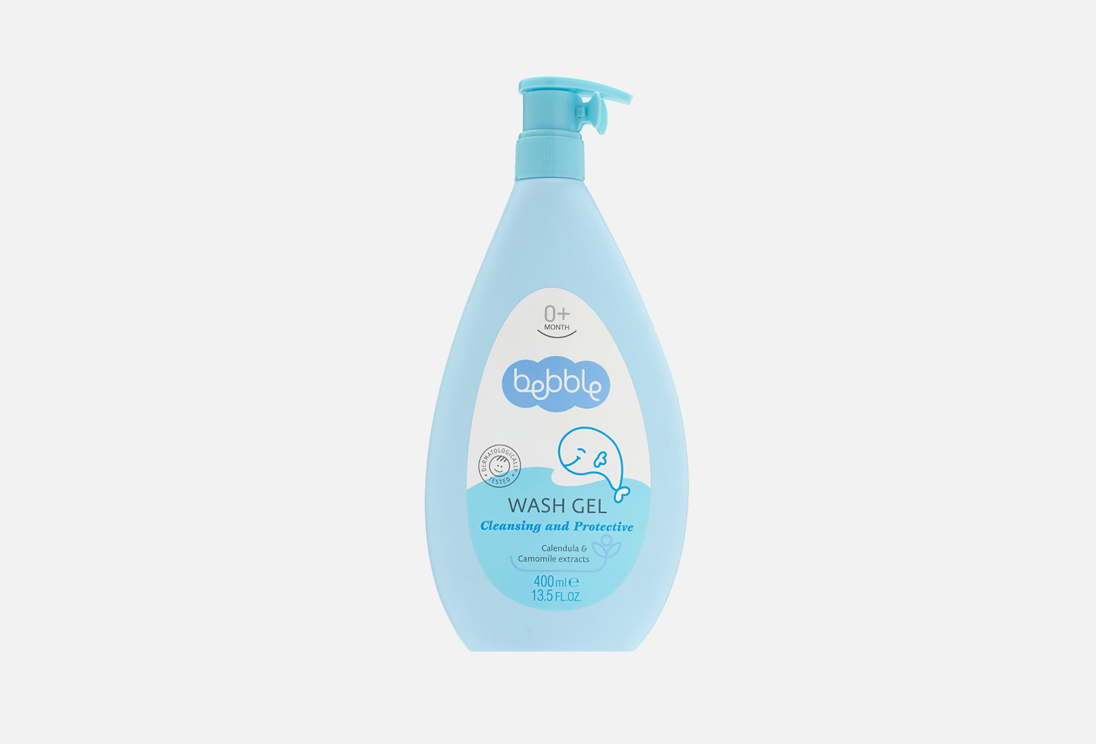 Bebble Детский гель для душа 0+ Wash Gel 400 мл — купить, цена в Москве