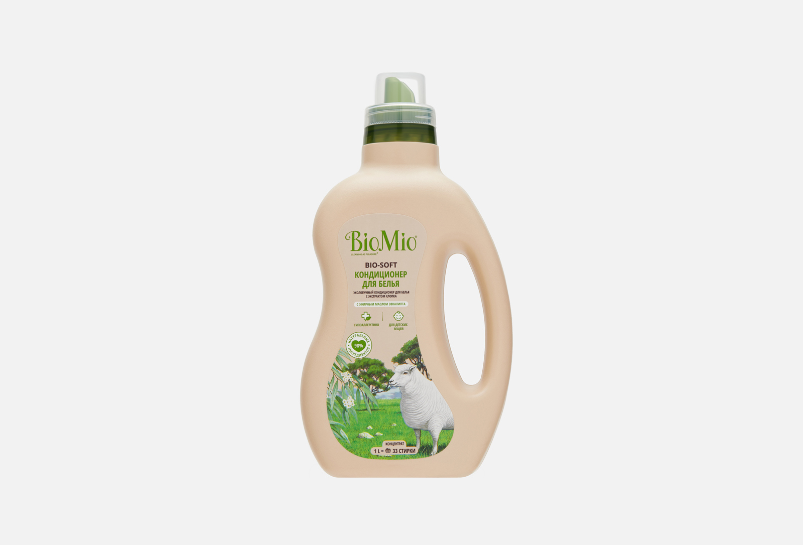 BioMio Кондиционер для белья BIO-SOFT с маслом эвкалипта 1000 л ...