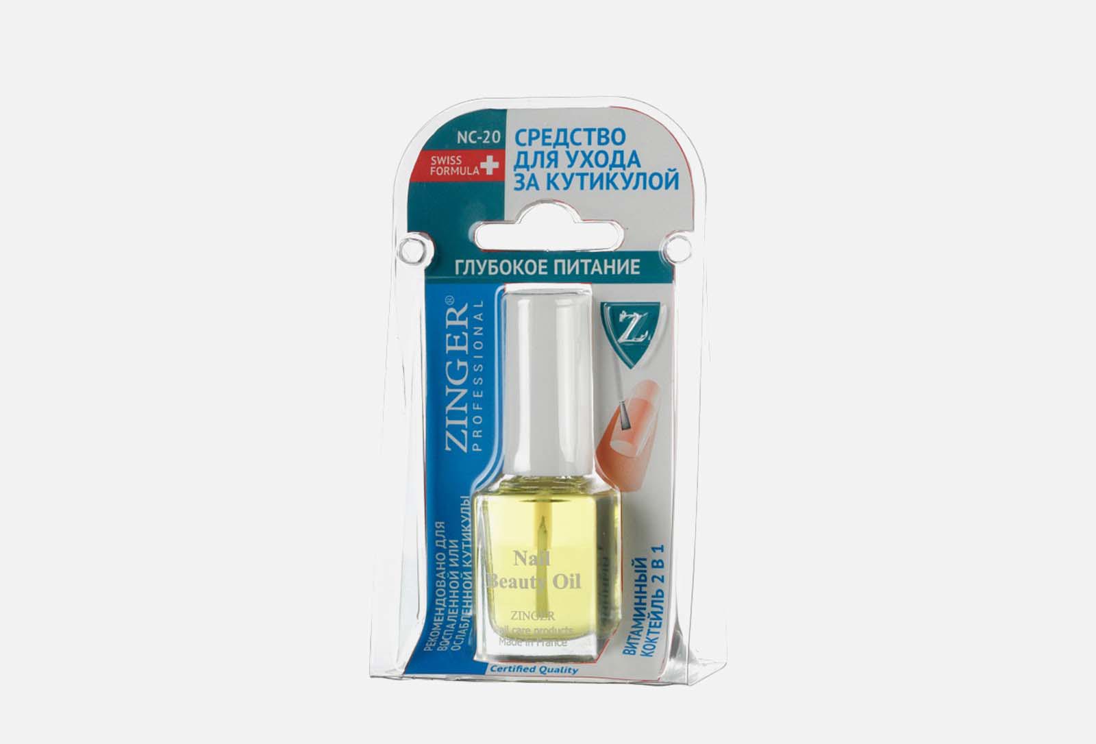 Zinger Средство для ухода за кутикулой NC-20 Nail Beauty oil 12 мл ...