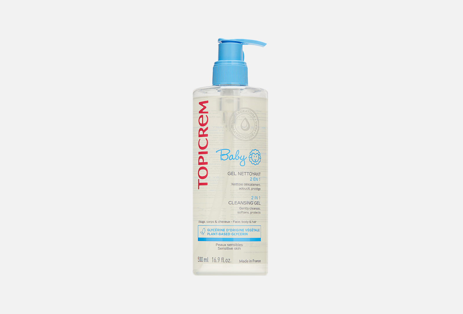 Topicrem Детский очищающий гель 0+ 2 in 1 Cleansing gel 500 мл — купить ...