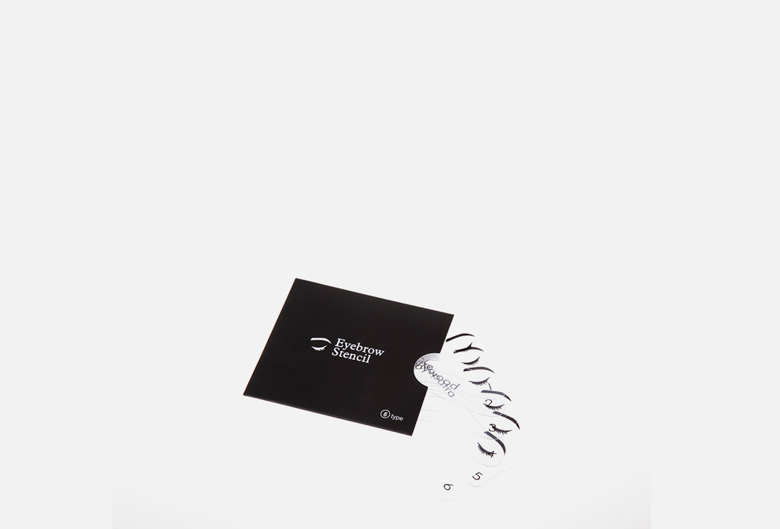 Lucas' Cosmetics Набор трафаретов для бровей 6 шт Eyebrow stencil 6 шт ...