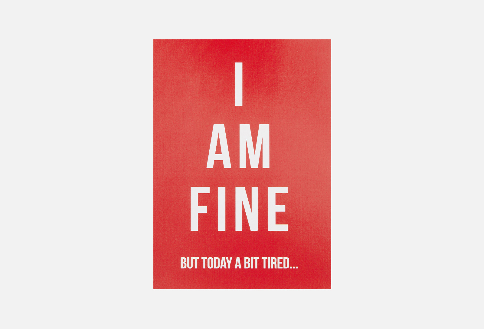 Meswero Открытка i am fine 1 шт — купить, цена в Москве