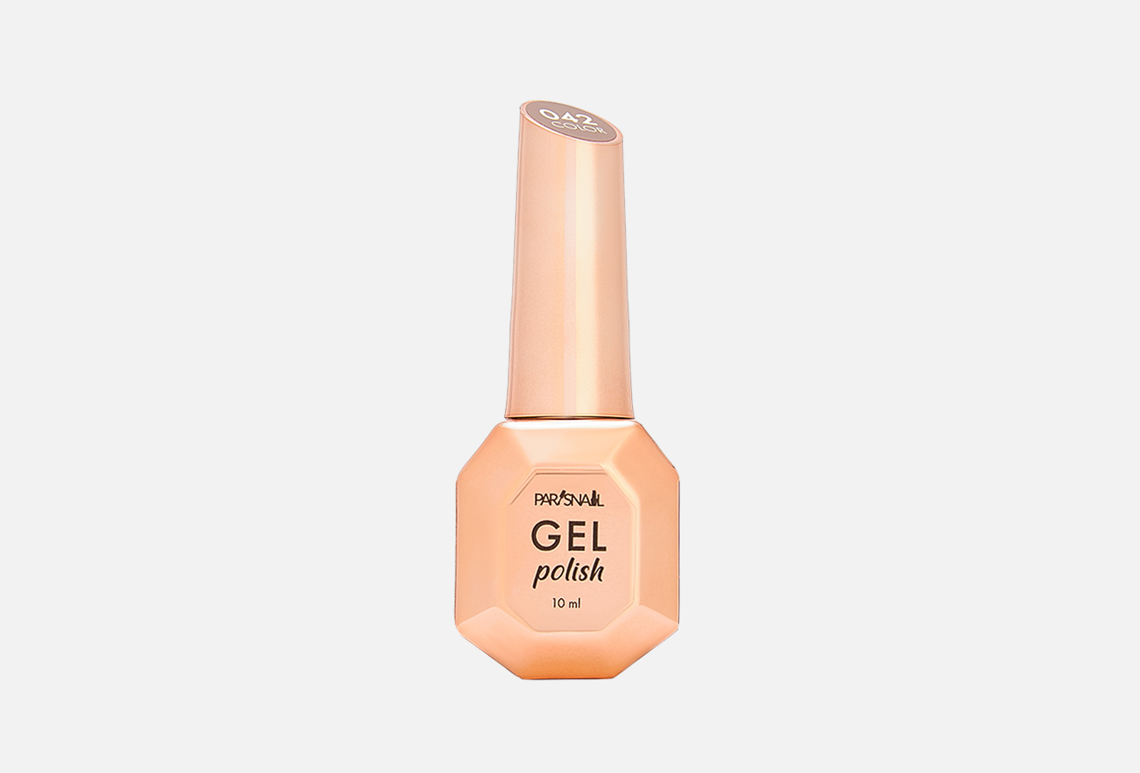 ParisNail Гель-лак для ногтей Gel Polish Classic 042, Коричневый 10 мл ...