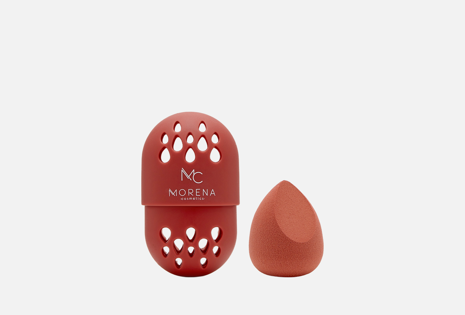 Morena Cosmetics Спонж для макияжа в футляре Коричневый Коричневый ...