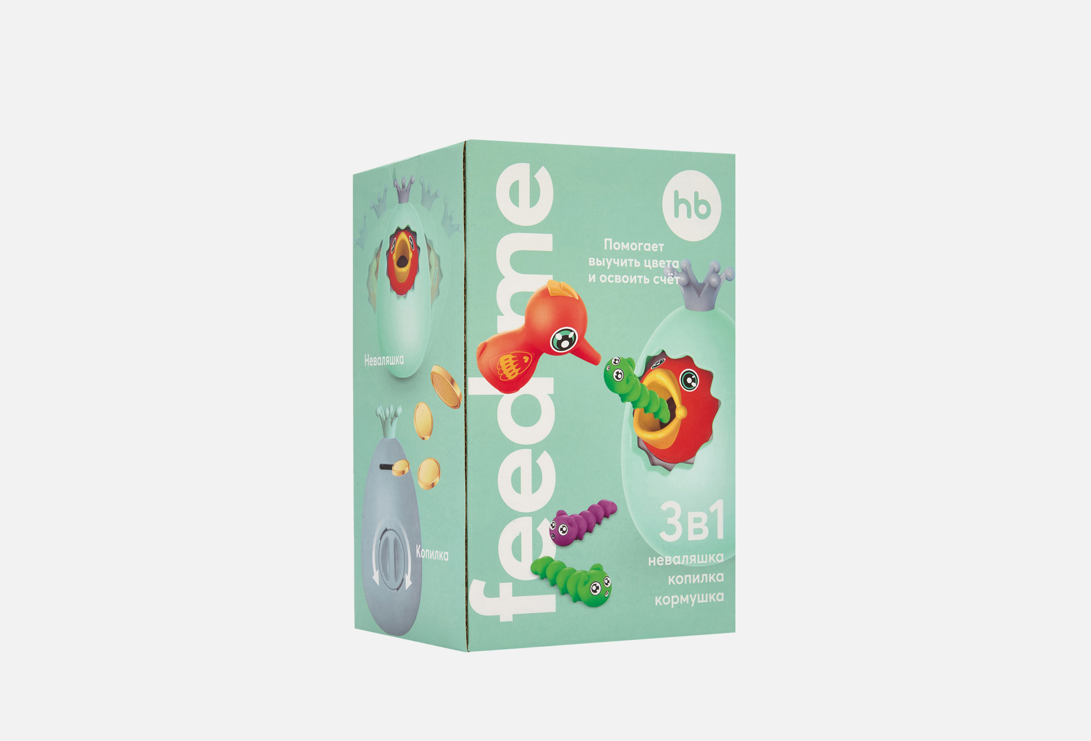 Happy Baby Детская игрушка 3 в 1 Feed me 12 шт — купить, цена в Москве