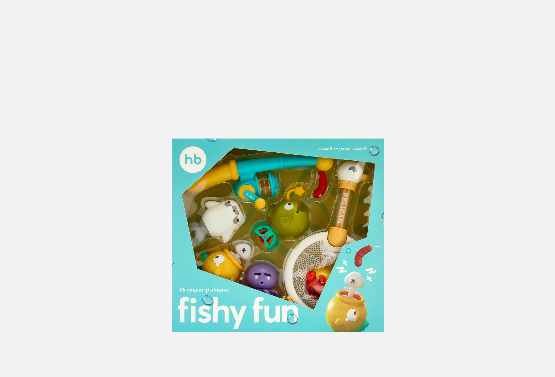Happy Baby Набор игрушек для купания FISHY FUN — купить, цена в Москве