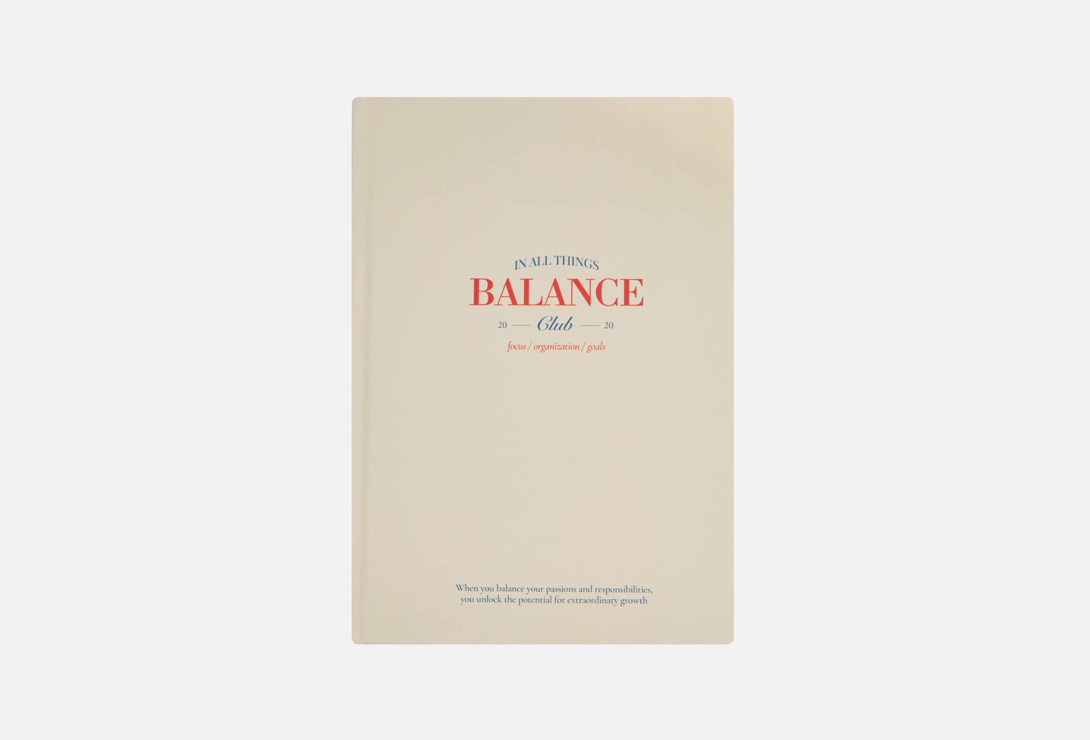 IAMPLANNER Блокнот In all things balance 1 шт — купить, цена в Москве