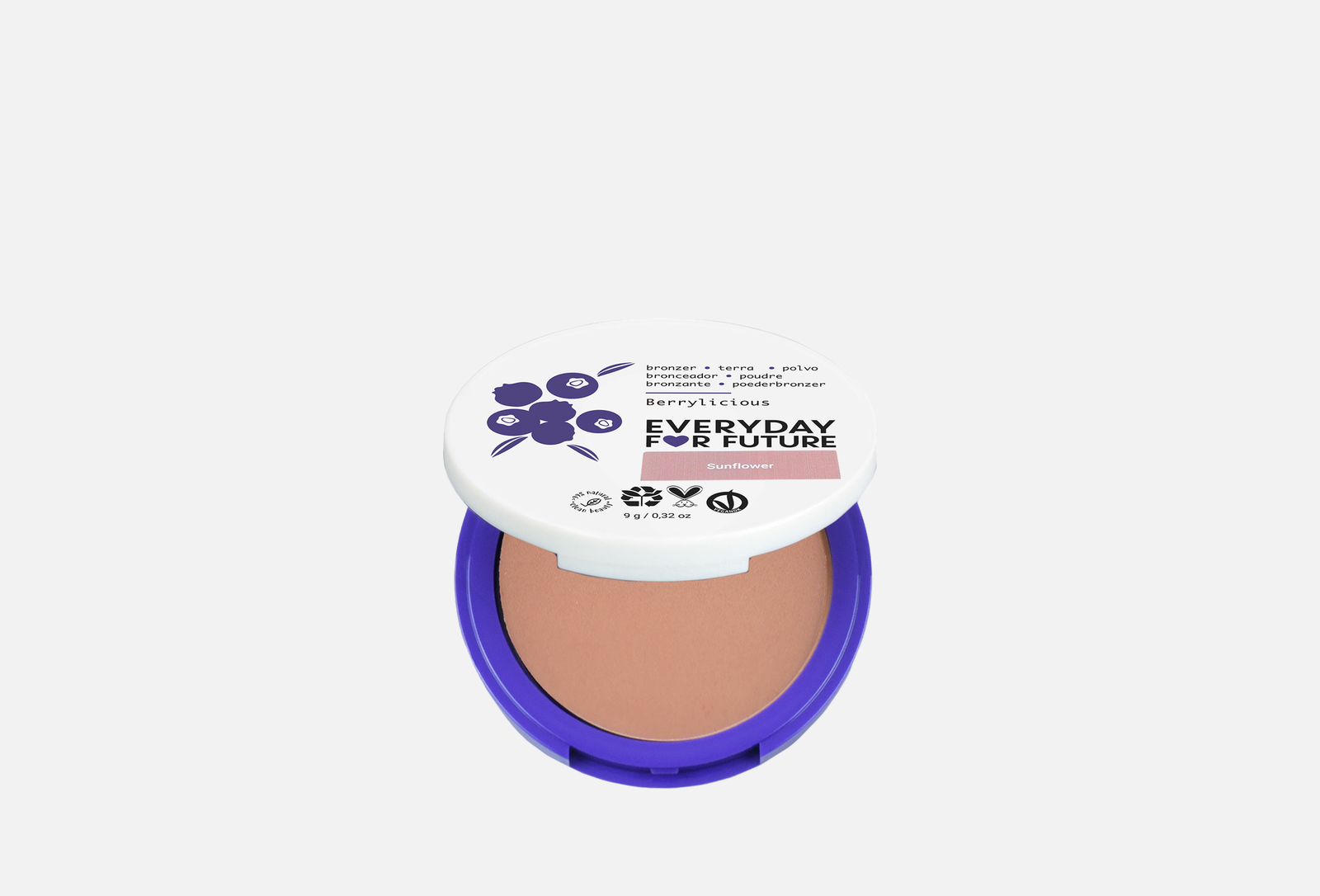 EVERYDAY FOR FUTURE Компактный бронзер Compact bronzer 03, Подсолнух 9 ...